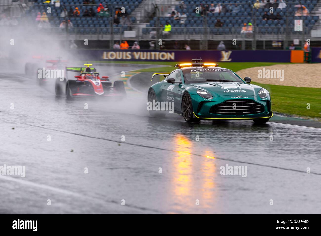 MELBOURNE, AUSTRALIA - MARCH 16: It was a start behind the safety car ...