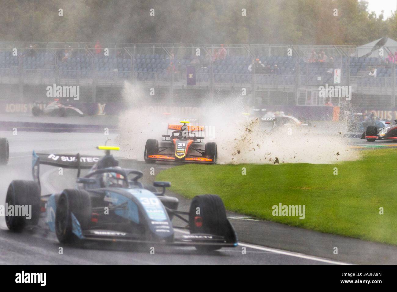 MELBOURNE, AUSTRALIA - MARCH 16: Santiago Ramos (MEX) driving for Van ...
