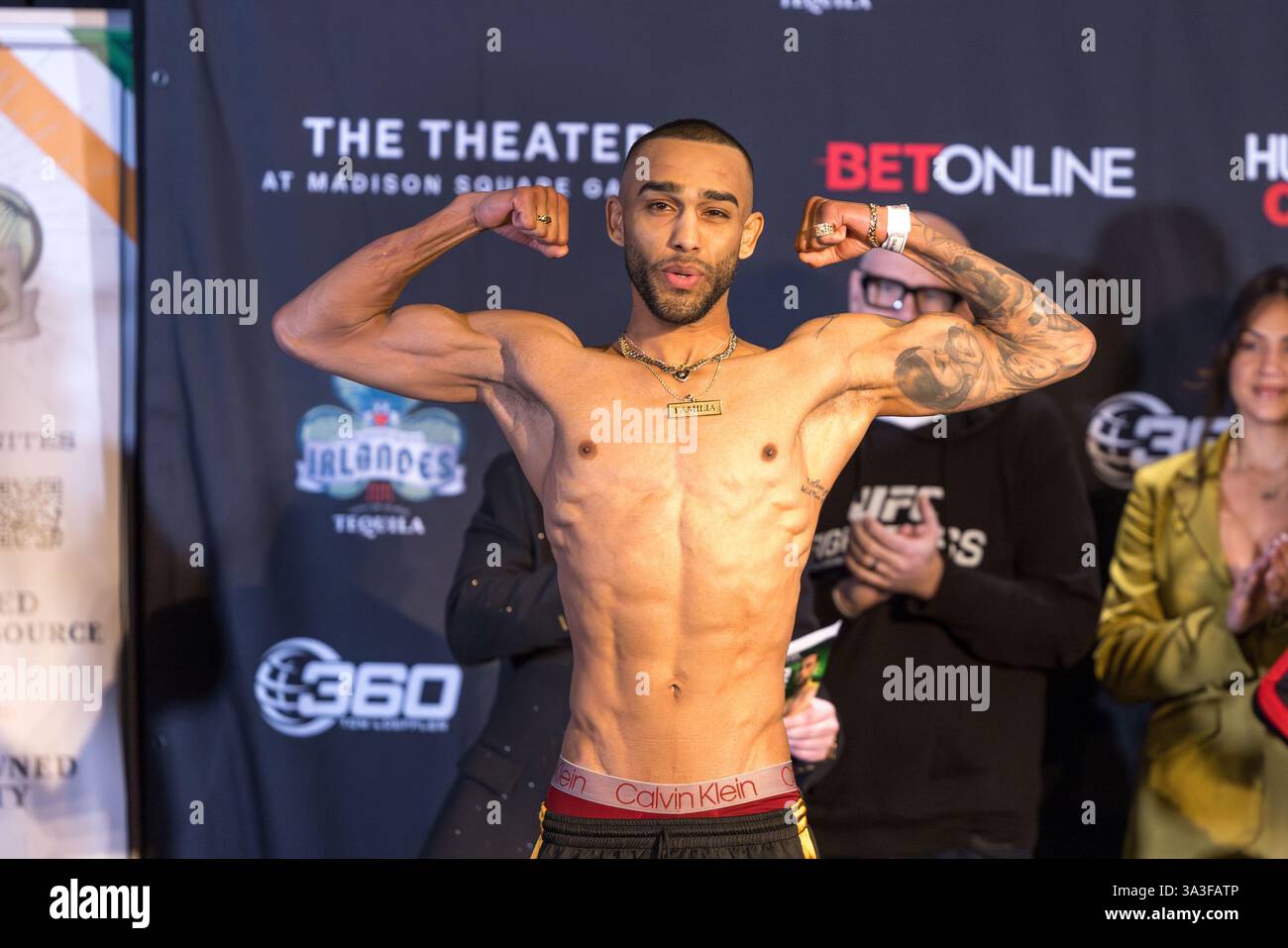 New York, United Of States. 15th Mar, 2025. Weigh-in for Feargal ...