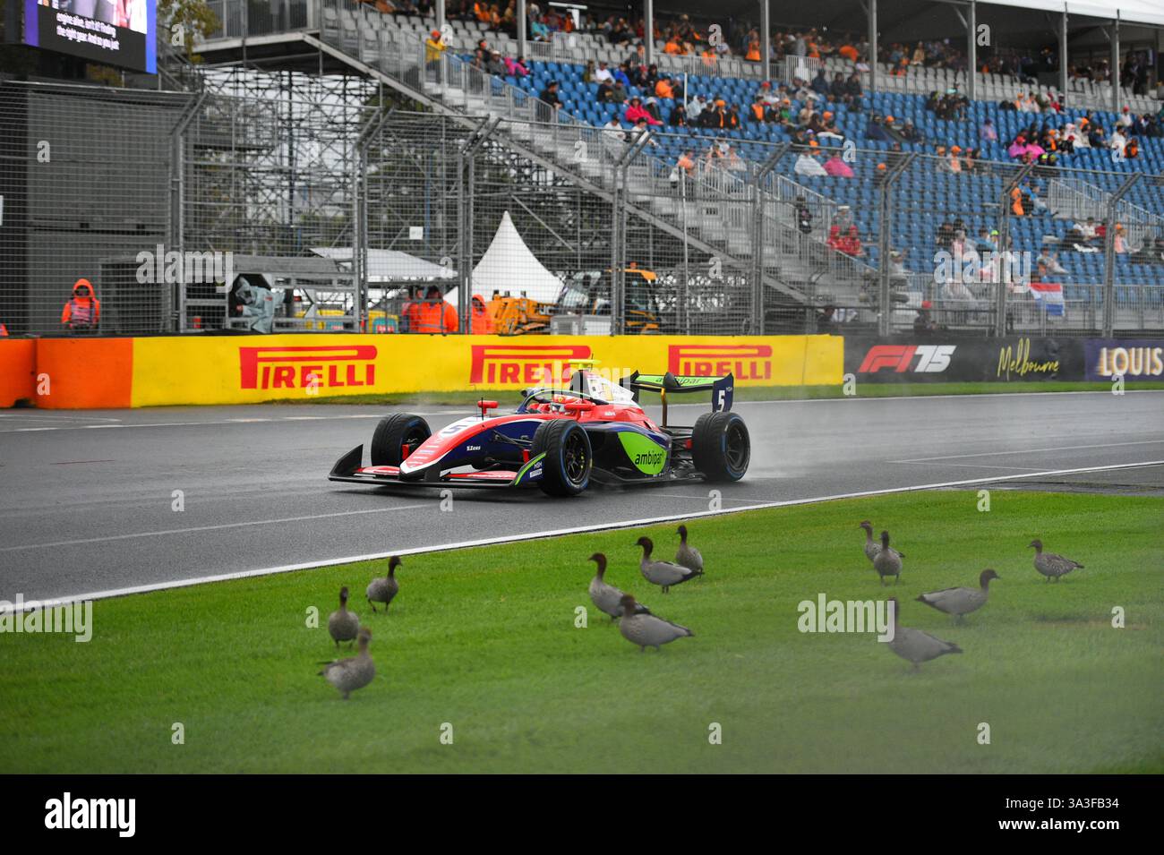 MELBOURNE, AUSTRALIA 16 Mar 2025. Pictured: Trident Formula 3 driver ...