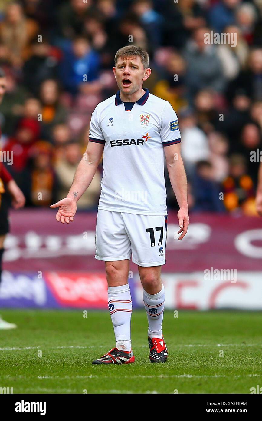 The University of Bradford Stadium, Bradford, England - 15th March 2025 ...