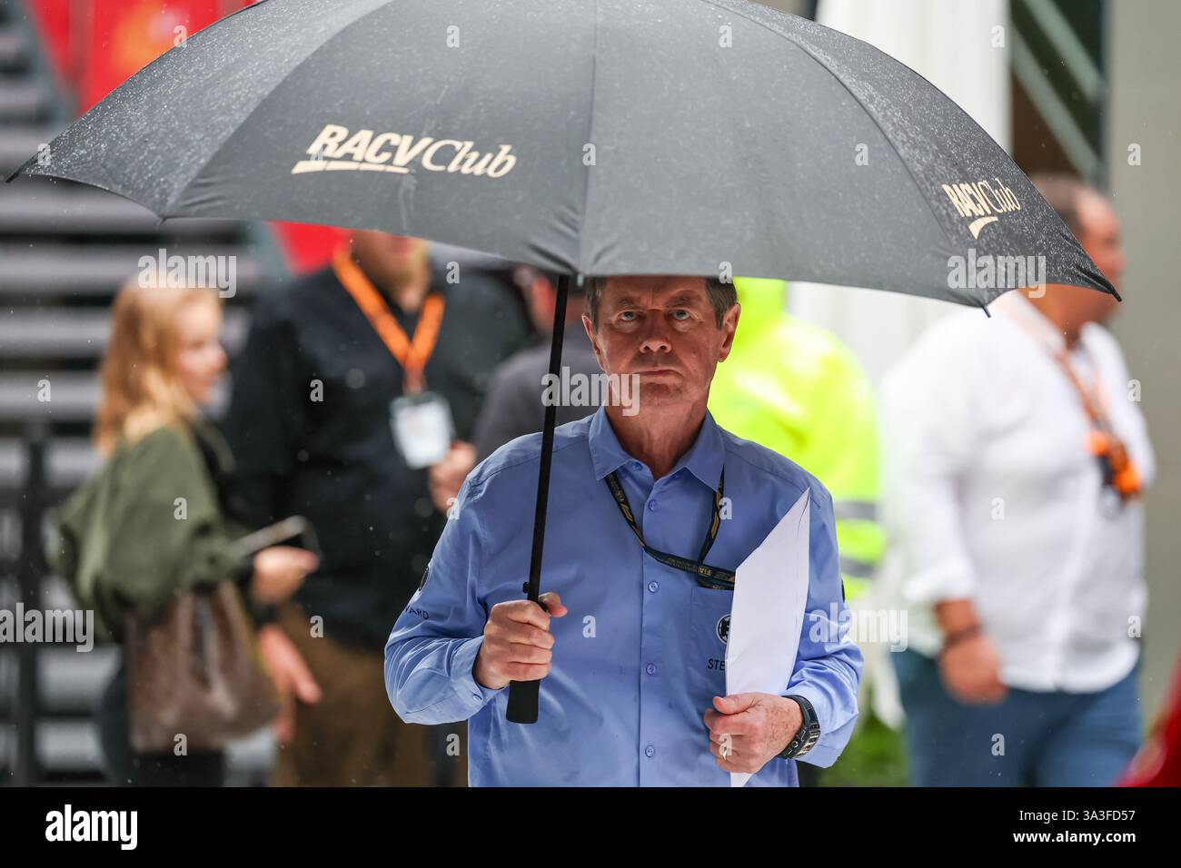 MELBOURNE, AUSTRALIA - MARCH 16: Gary Connelly of Australia and FIA ...