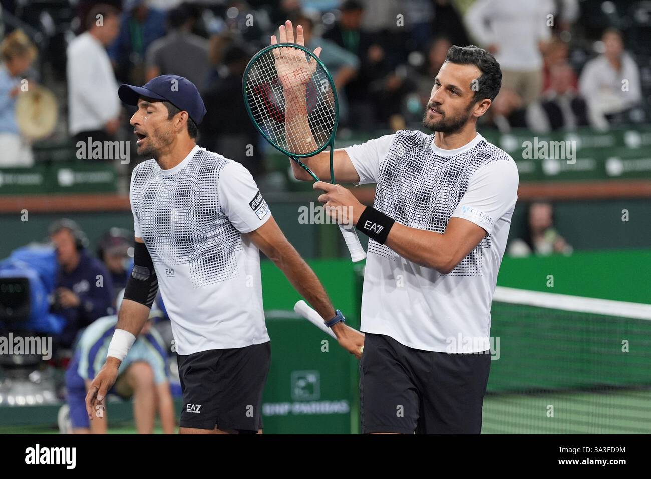 Mate Pavic, of Croatia, right, and partner Marcelo Arevalo, of El ...