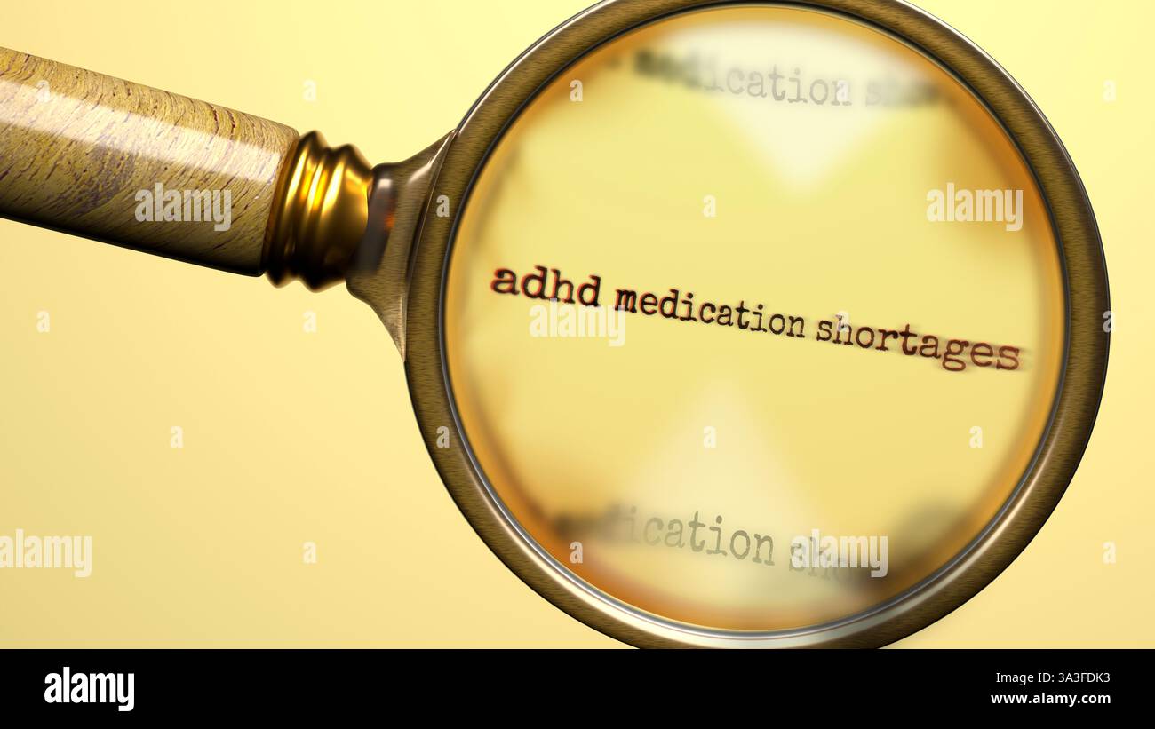 Adhd medication shortages search hi-res stock photography and images ...