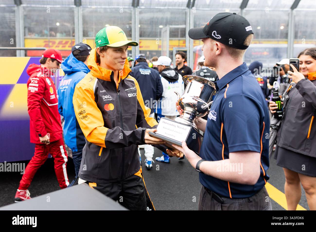 PIASTRI Oscar (aus), McLaren F1 Team MCL39, portrait Marshall award ...