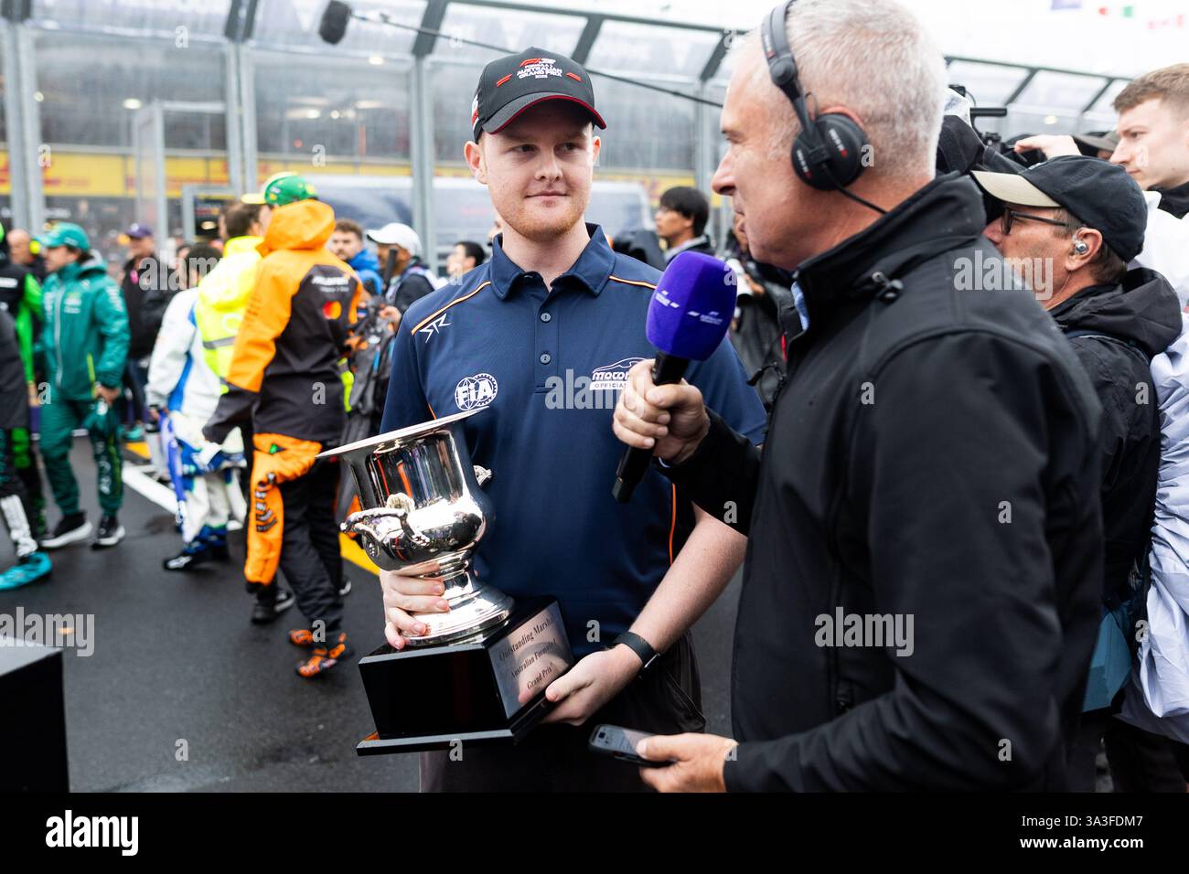 PIASTRI Oscar (aus), McLaren F1 Team MCL39, portrait Marshall award ...