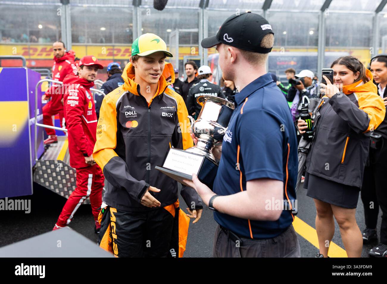 PIASTRI Oscar (aus), McLaren F1 Team MCL39, portrait Marshall award ...