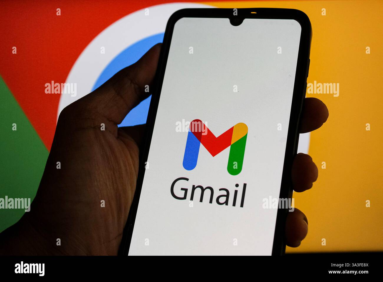 March 16, 2025, Bandung, West Java, Indonesia: In this photo illustration, the Google Gmail Logo ...