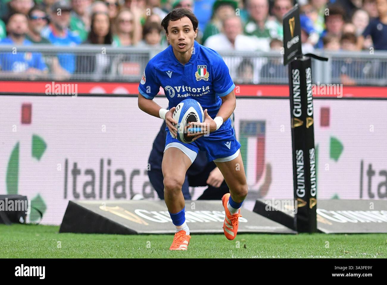 Rome, Italy. 15th Mar, 2025. Ange Capuozzo of Italy seen in action ...