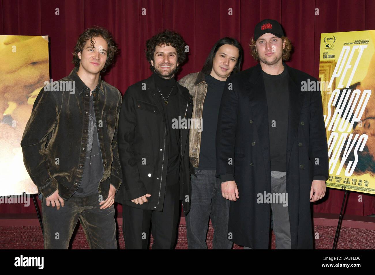 Ny. 15th Mar, 2025. Jack Irv, Dario Yazbeck Bernal, Galen Core, Olmo ...