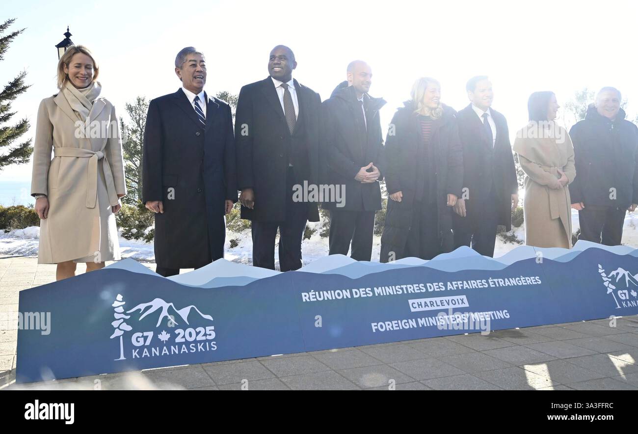 Foreign Ministers pose for a photo during the Group of Seven foreign ...
