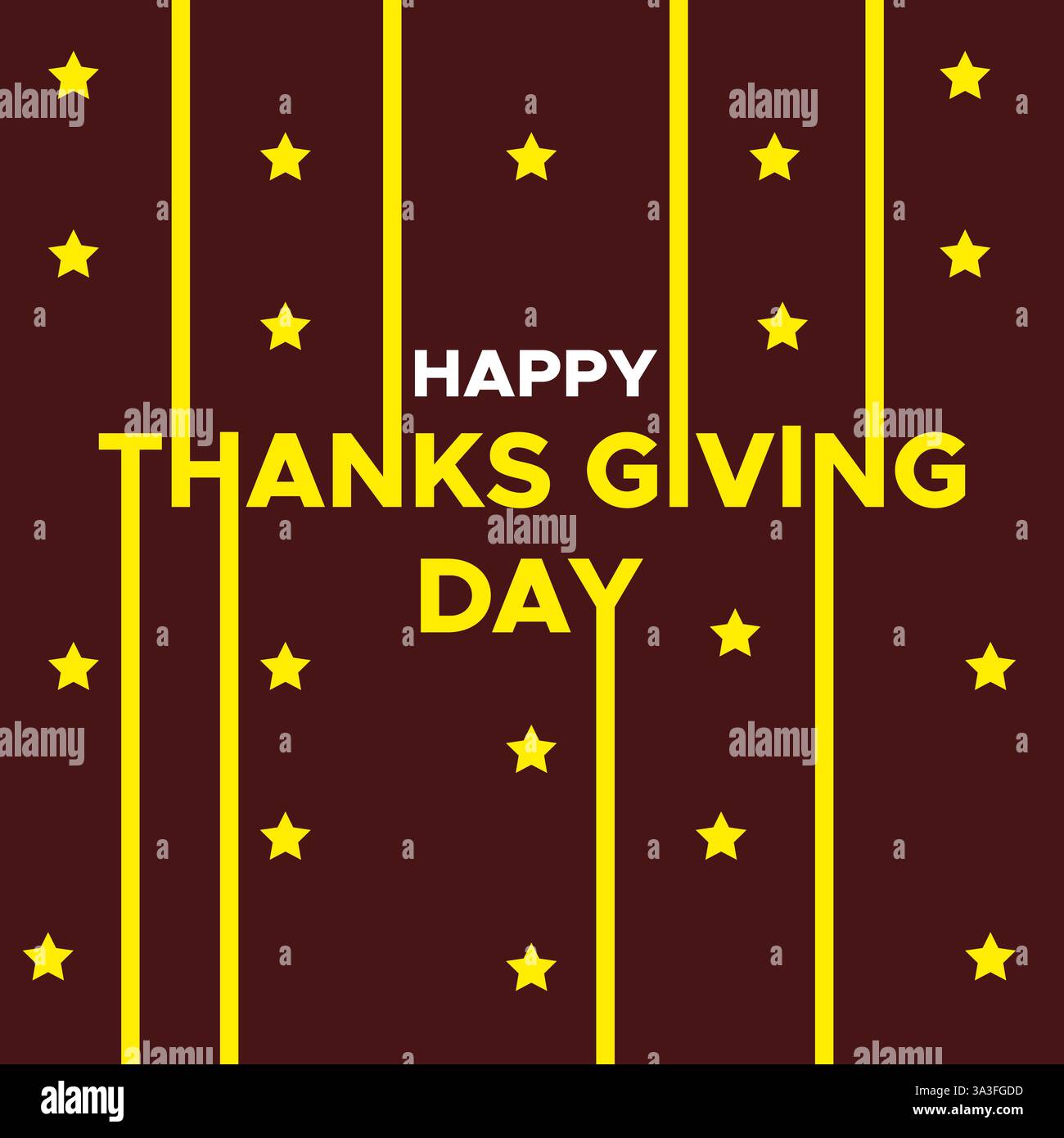 Happy Thanks Giving Day Text Typography poster banner vector design for ...
