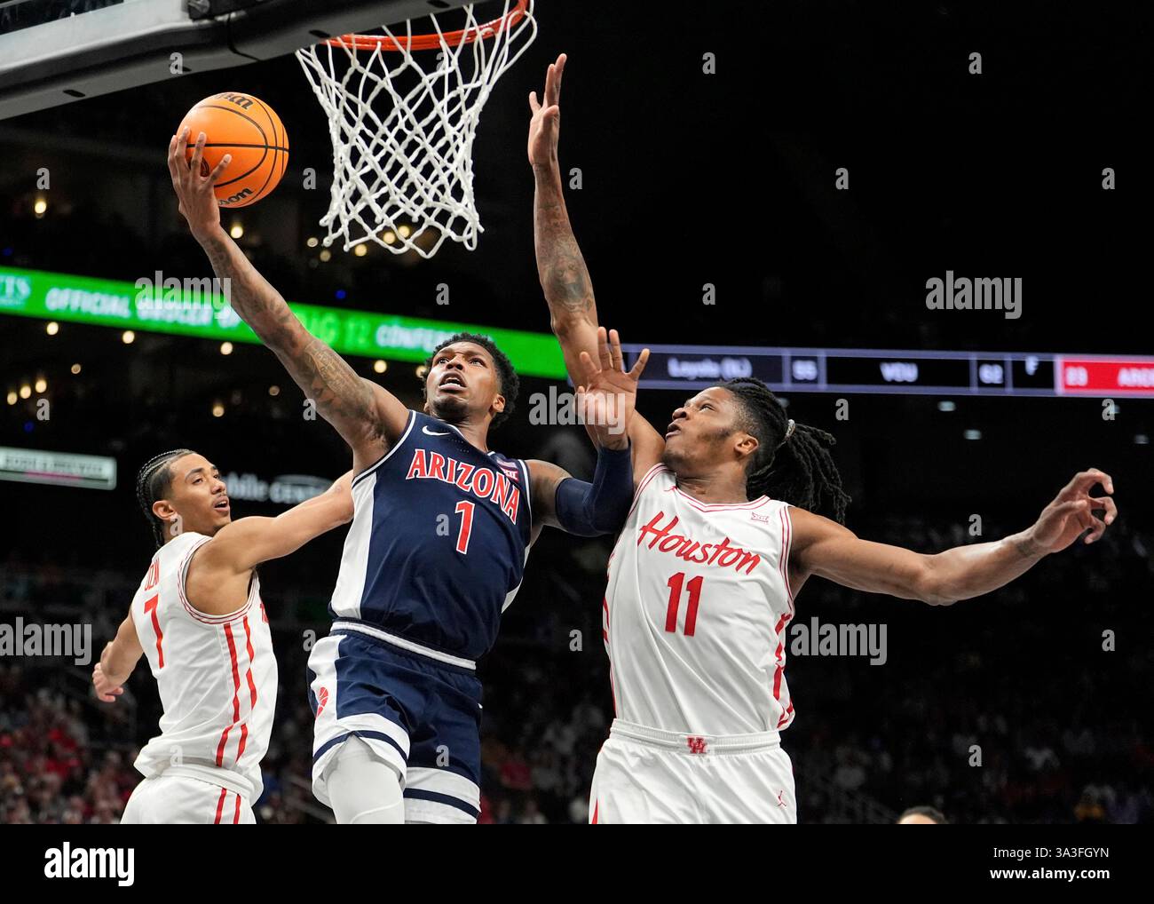 MAR 15 2025: All tournament team selection Arizona Wildcats guard Caleb ...