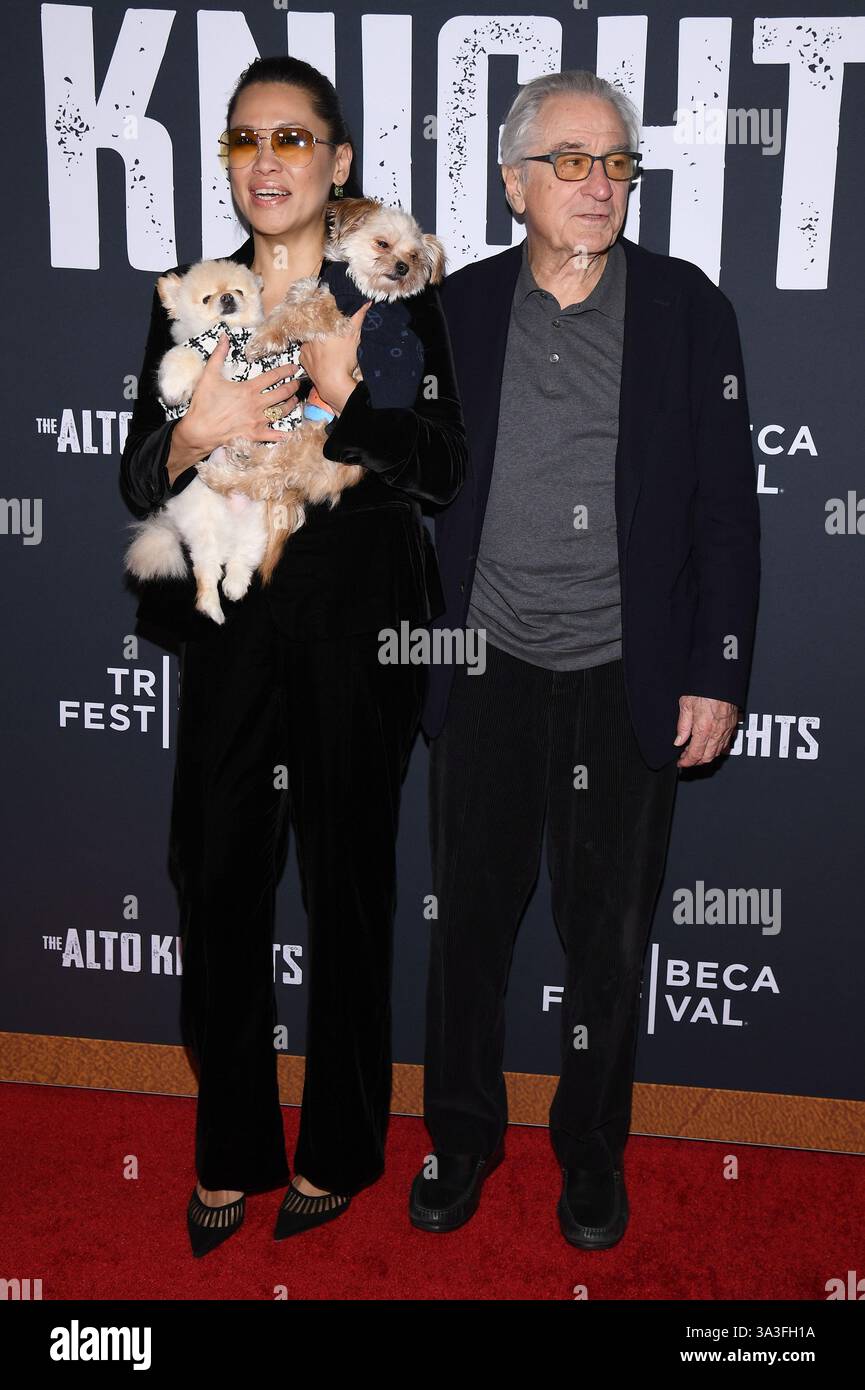 New York, USA. 15th Mar, 2025. (L-R) Tiffany Chen and Robert De Niro ...