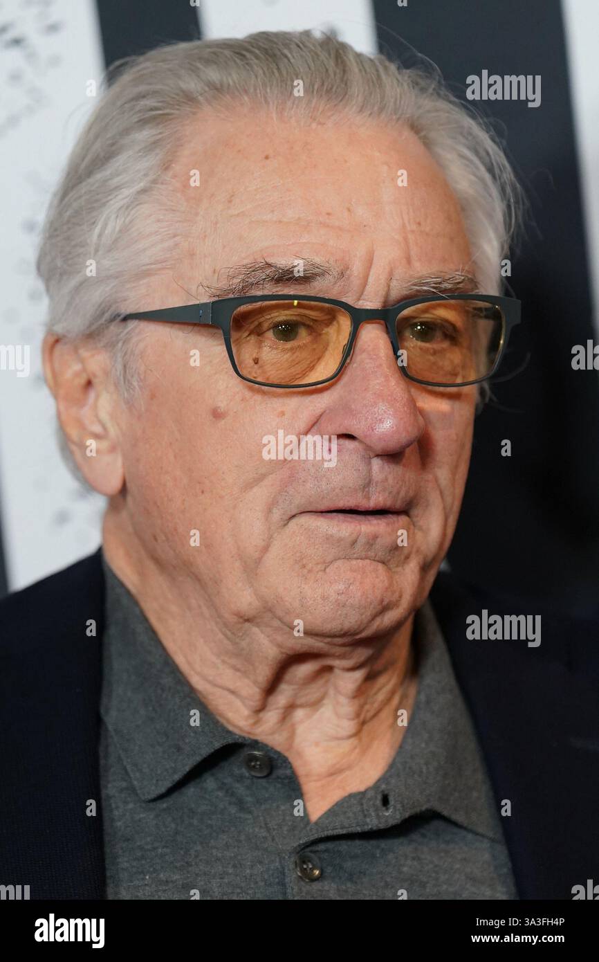 Ny. 15th Mar, 2025. Robert De Niro at arrivals for THE ALTO KNIGHTS ...