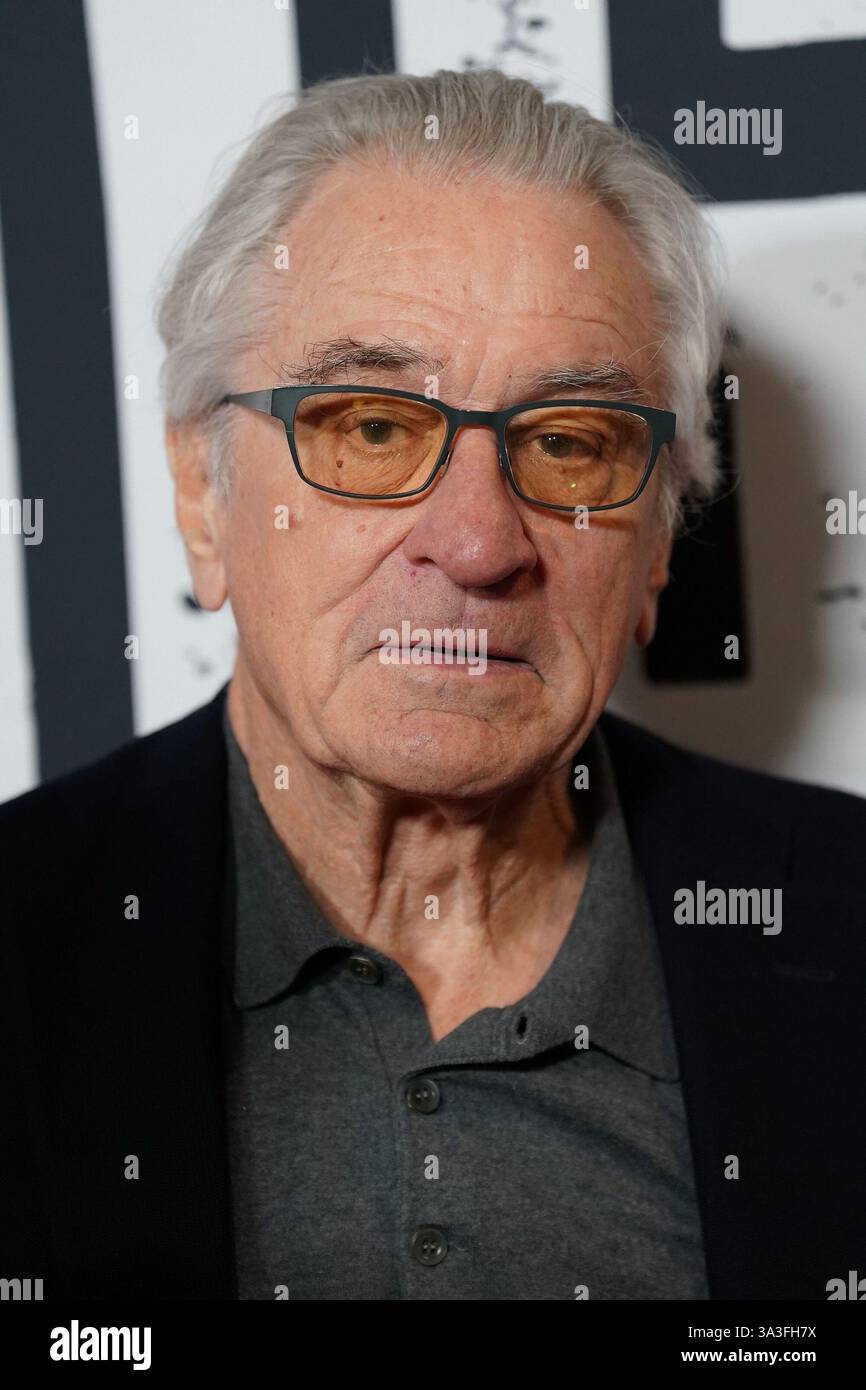 Ny. 15th Mar, 2025. Robert De Niro at arrivals for THE ALTO KNIGHTS ...