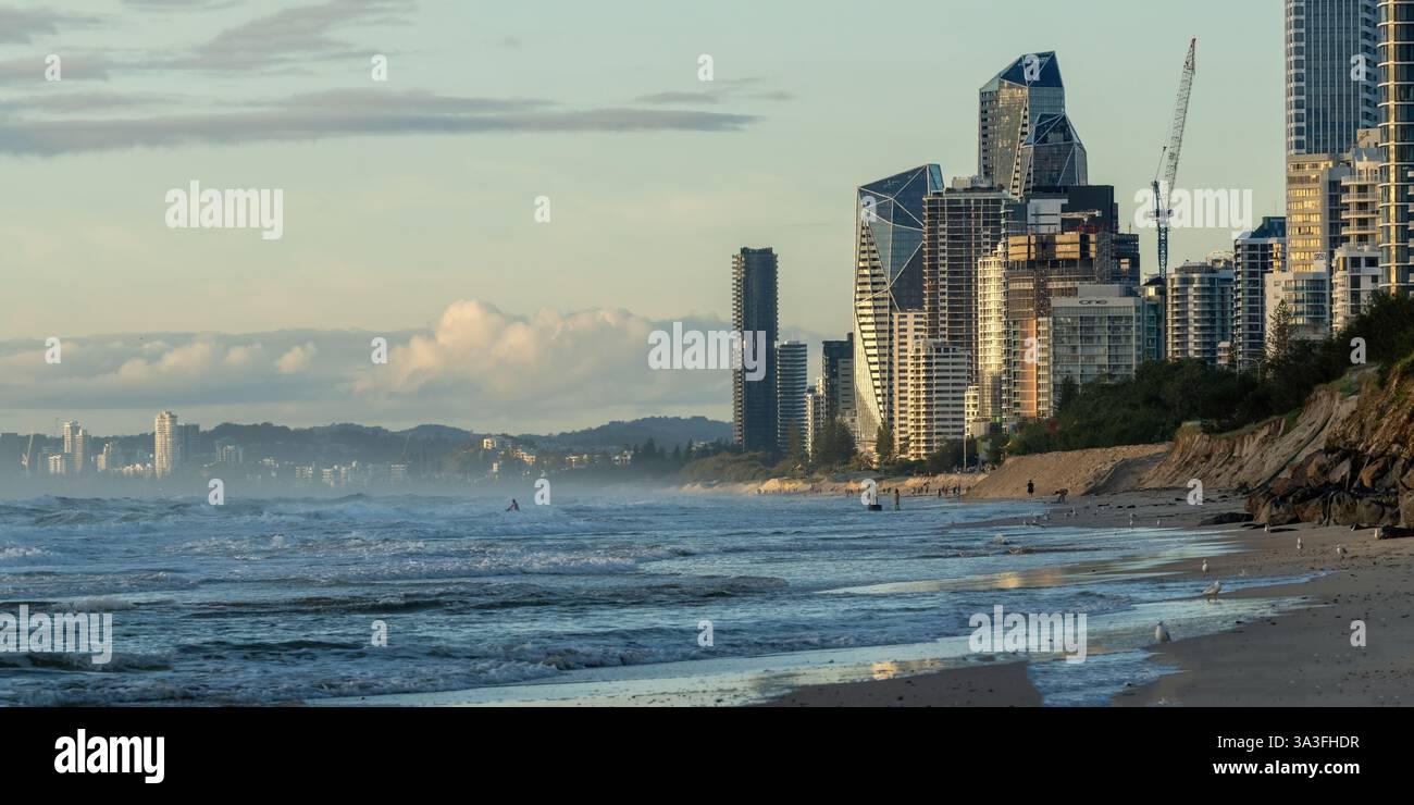 Damage to the Gold Coast beaches after cyclone Alfred hit the coast ...