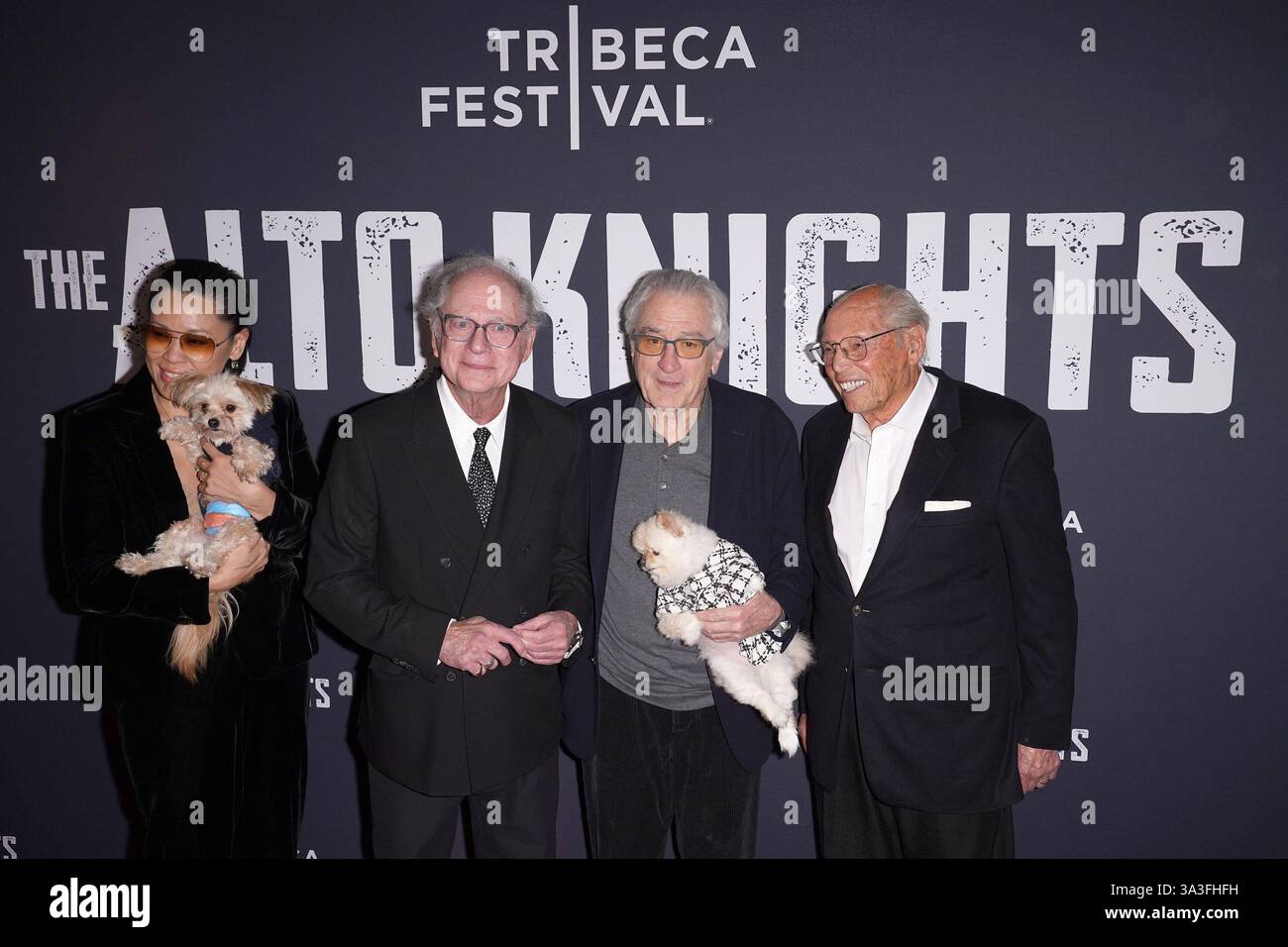 Ny. 15th Mar, 2025. Tiffany Chen, Barry Levinson, Robert De Niro, Irwin Winkler at arrivals for ...