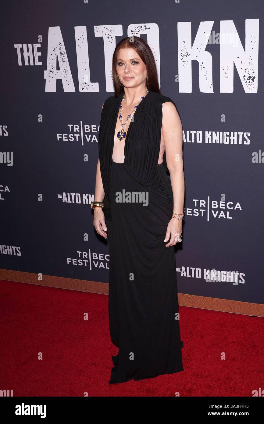 Ny. 15th Mar, 2025. Debra Messing at arrivals for THE ALTO KNIGHTS ...