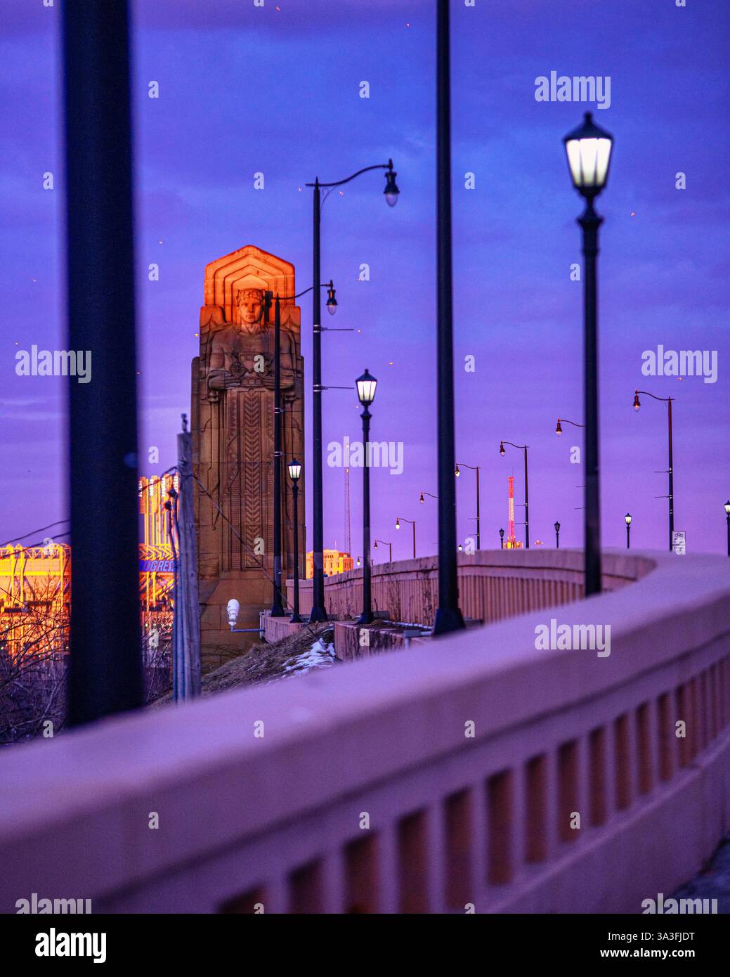 guardian of traffic in cleveland ohio Stock Photo - Alamy