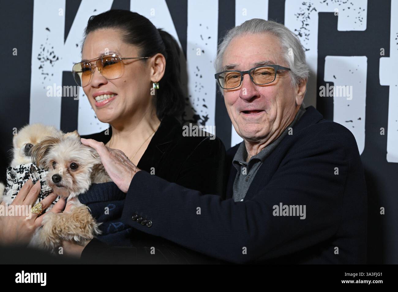 New York, USA. 15th Mar, 2025. (L-R) Tiffany Chen and Robert De Niro ...