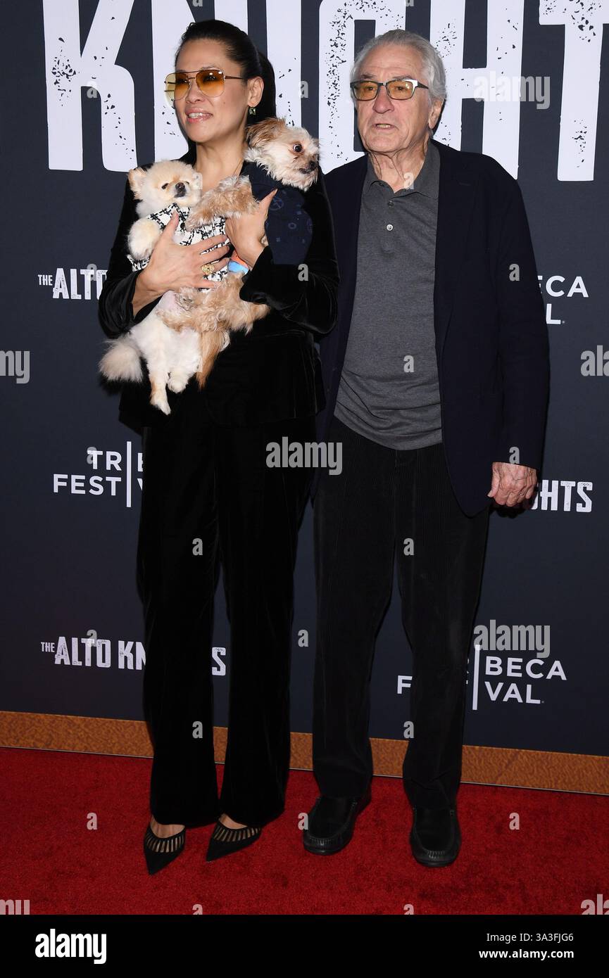 New York, USA. 15th Mar, 2025. (L-R) Tiffany Chen and Robert De Niro ...