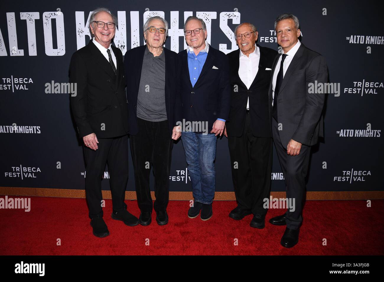 New York, USA. 15th Mar, 2025. (L-R) Barry Levinson, Robert De Niro ...