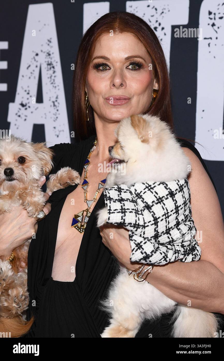 New York, USA. 15th Mar, 2025. Debra Messing attends 'The Alto Knights ...