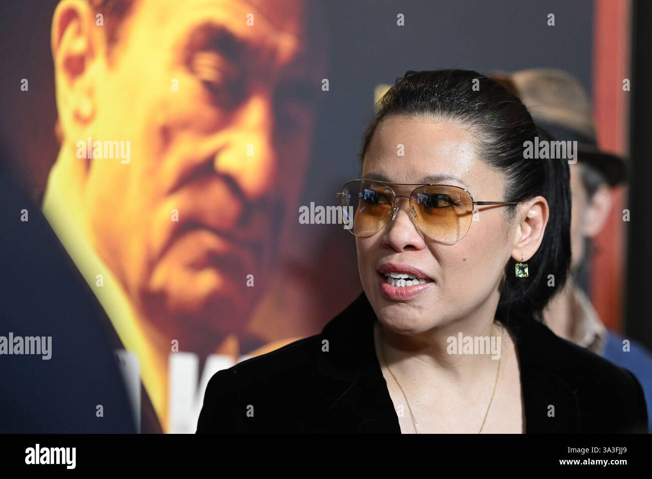 New York, USA. 15th Mar, 2025. Tiffany Chen attends 'The Alto Knights ...