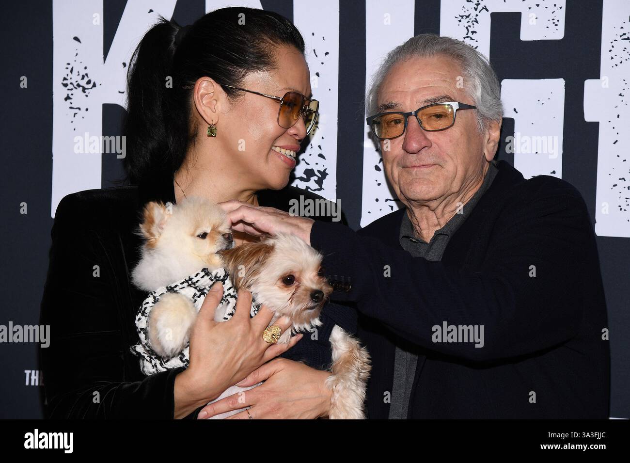 New York, USA. 15th Mar, 2025. (L-R) Tiffany Chen and Robert De Niro ...