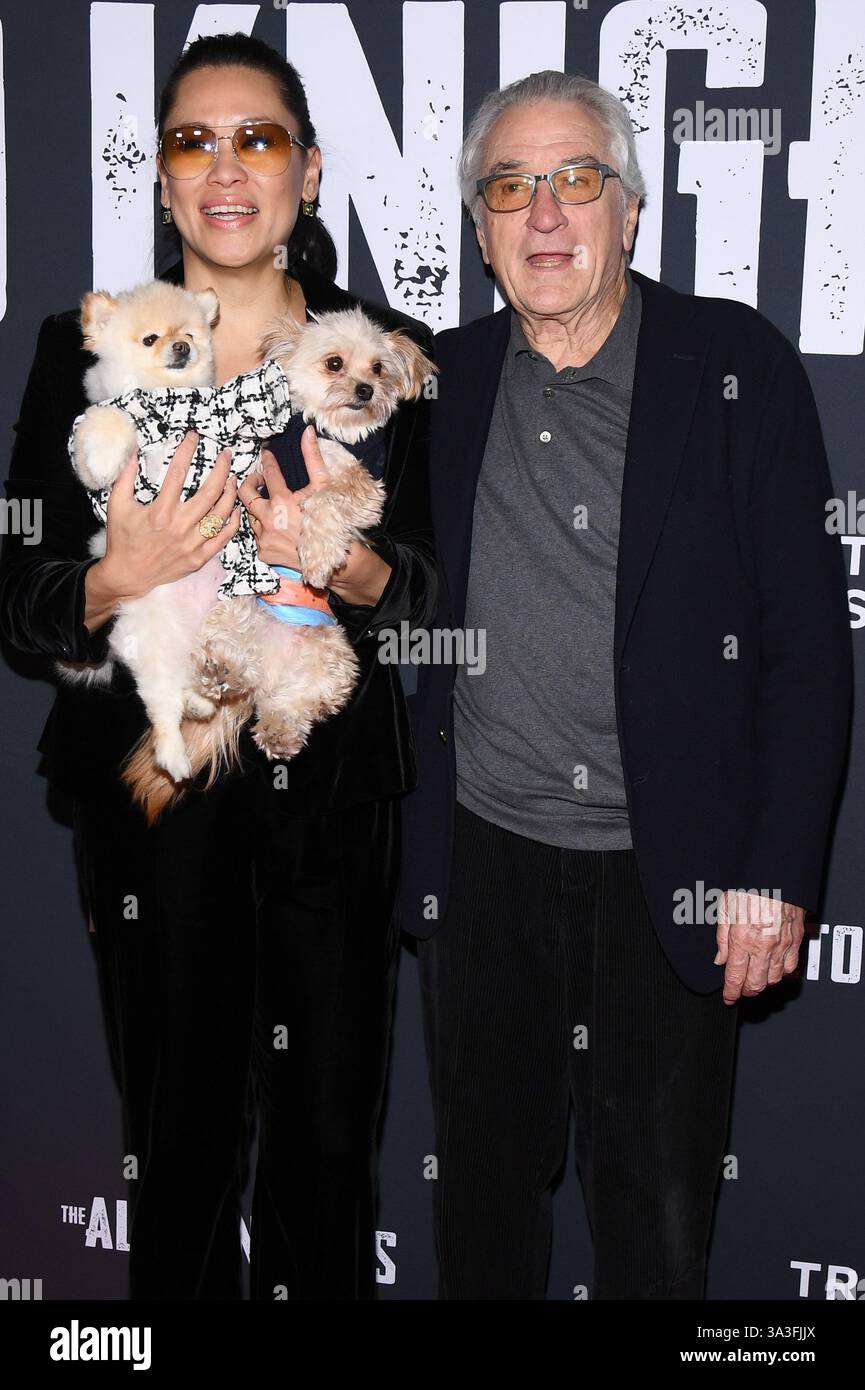 New York, USA. 15th Mar, 2025. (L-R) Tiffany Chen and Robert De Niro ...