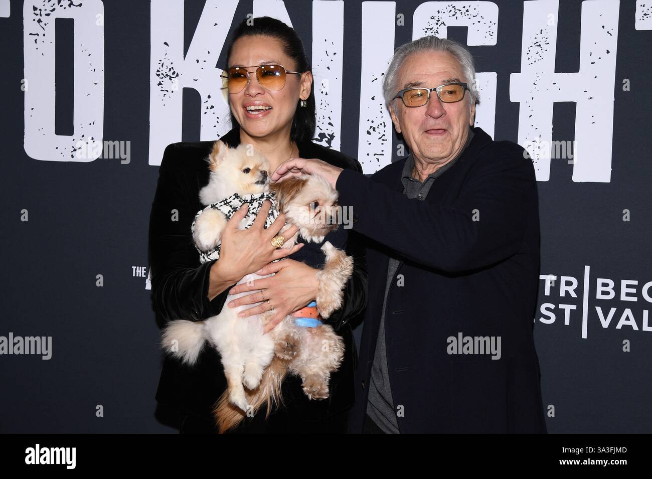 New York, USA. 15th Mar, 2025. (L-R) Tiffany Chen and Robert De Niro ...