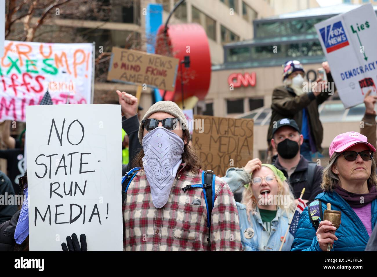 Washington, USA. 15th Mar, 2025. March 16, 2025, FOX News, NBC News and ...