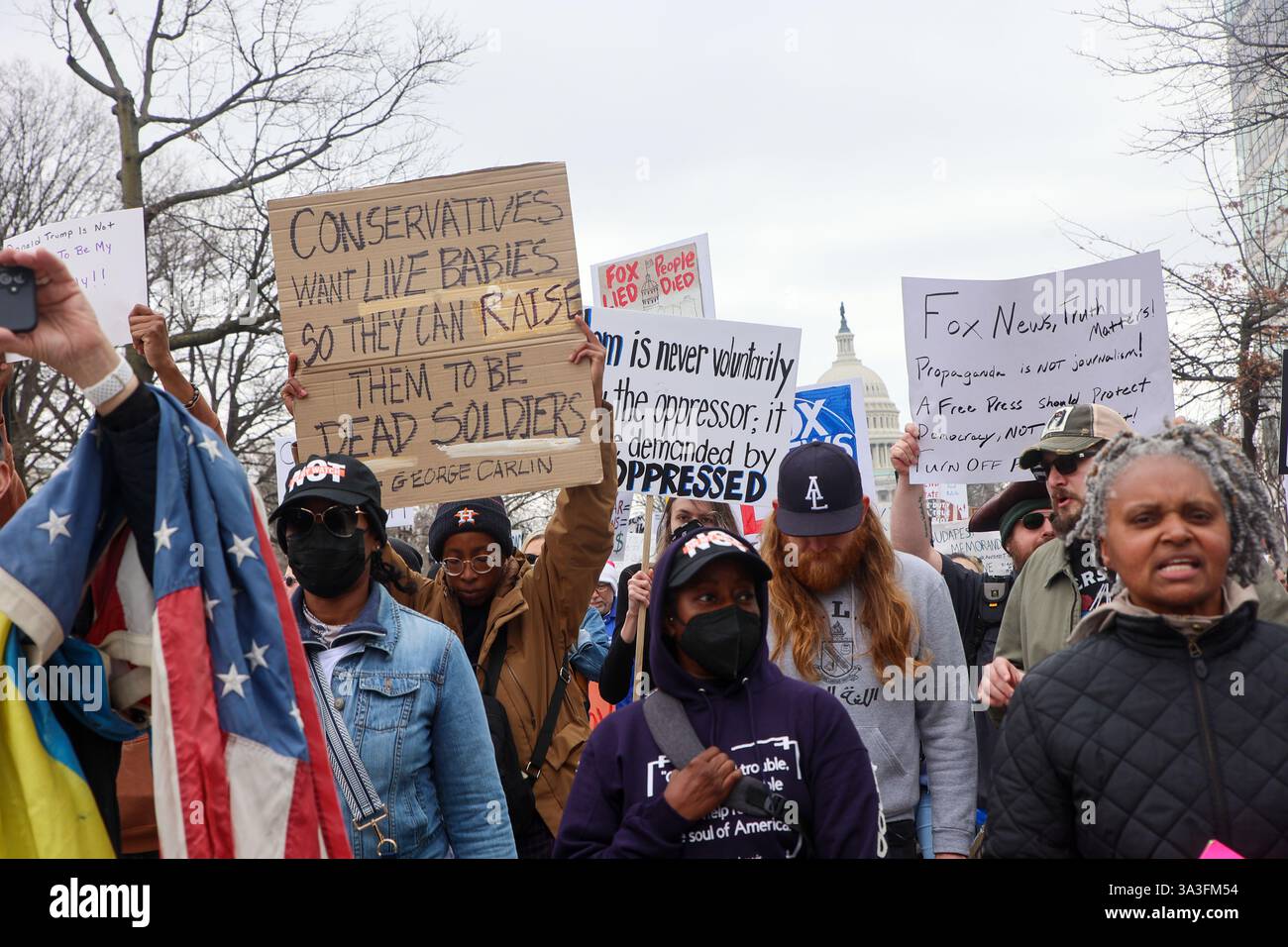 Washington, USA. 15th Mar, 2025. March 16, 2025, FOX News, NBC News and ...
