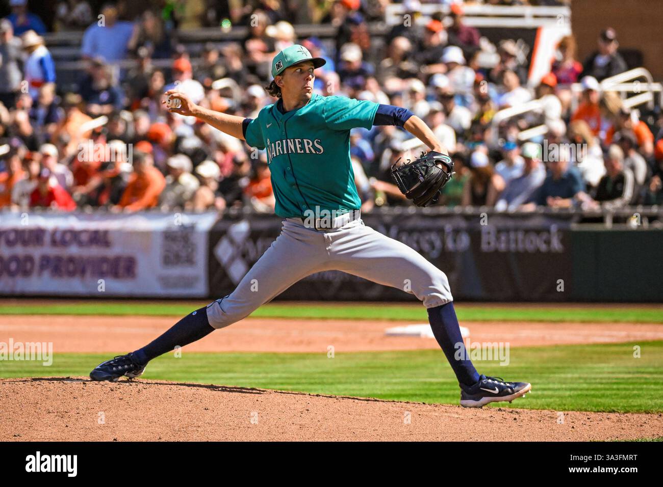Scottsdale, Arizona, USA. 15th Mar, 2025. Seattle Mariners pitcher ...