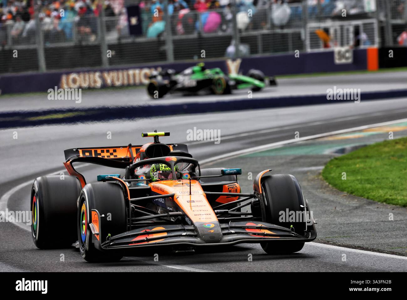 Melbourne, Australia. 16th Mar, 2025. Lando Norris (GBR) McLaren MCL39. 16.03.2025. Formula 1 ...