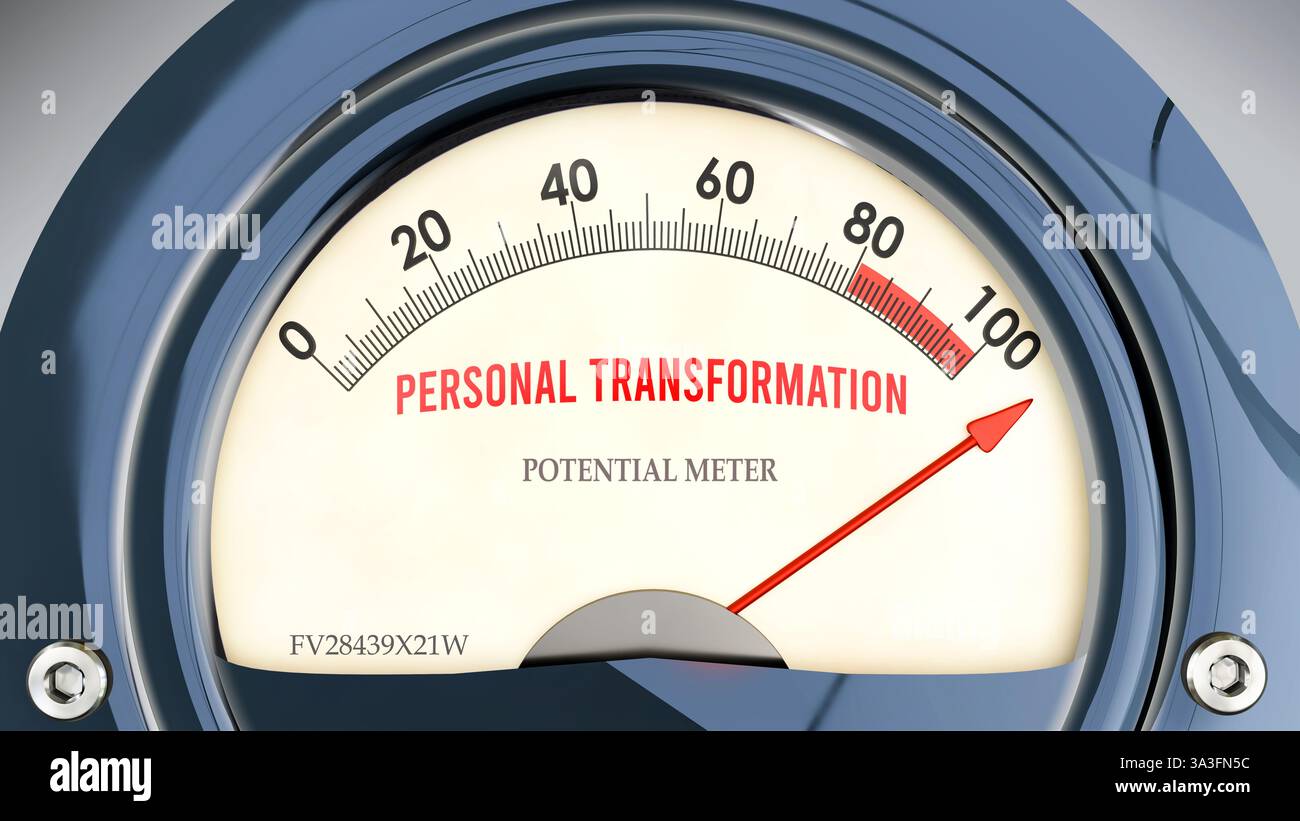 Personal transformation and potential that is hitting a full scale hi-res stock photography and ...