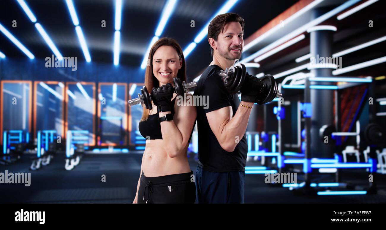 Strength Training Session at Local Gym with Experienced Fitness Coach ...