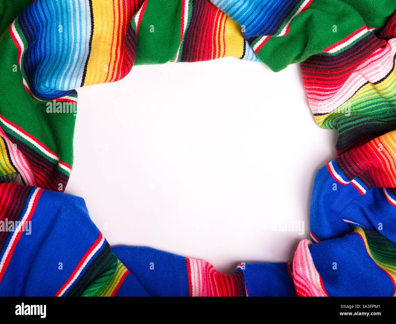 Serape with blank space in the center. Frame, Cinco de Mayo background ...