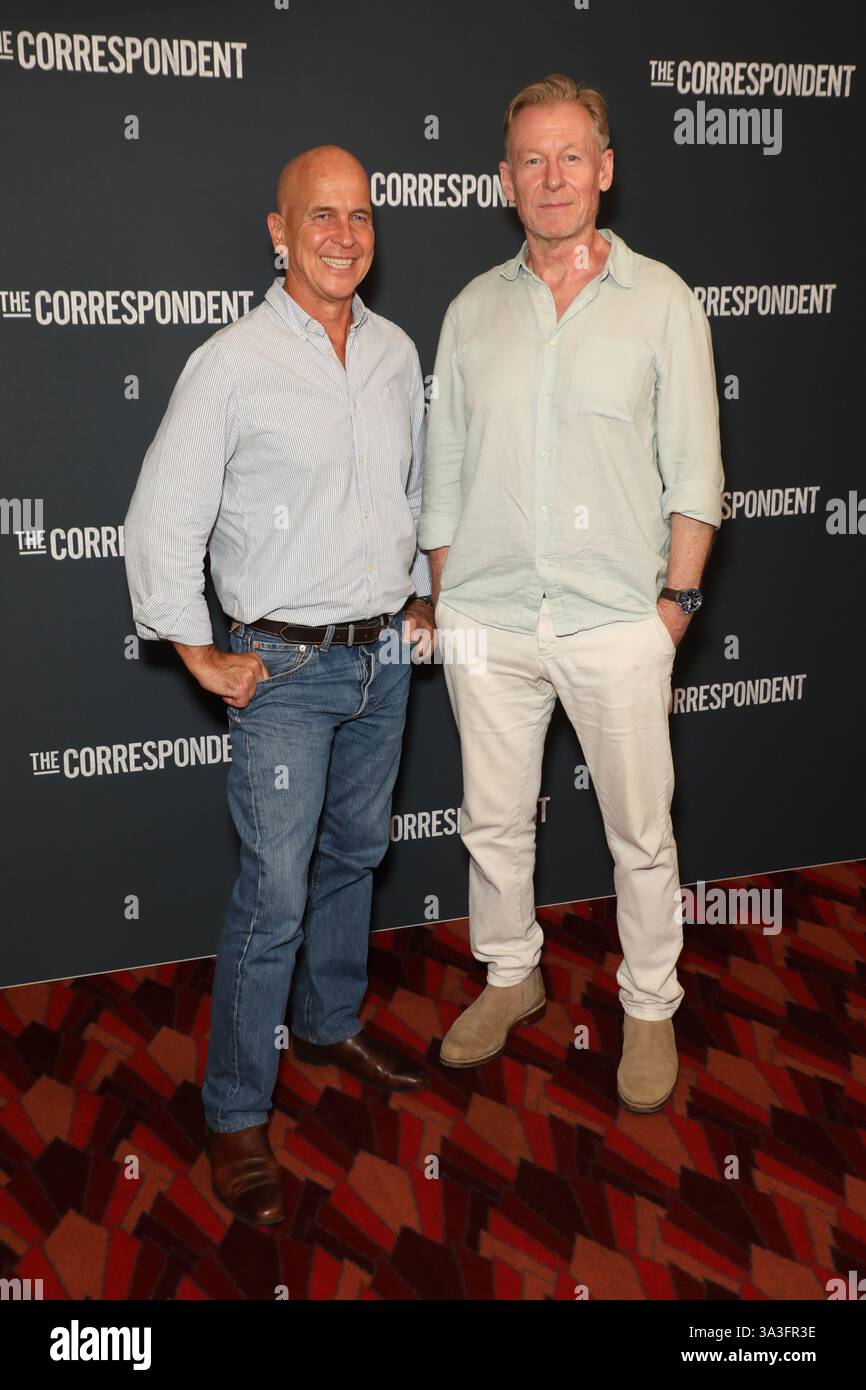 Sydney, Australia. 16th March 2025. Journalist Peter Greste and Richard ...
