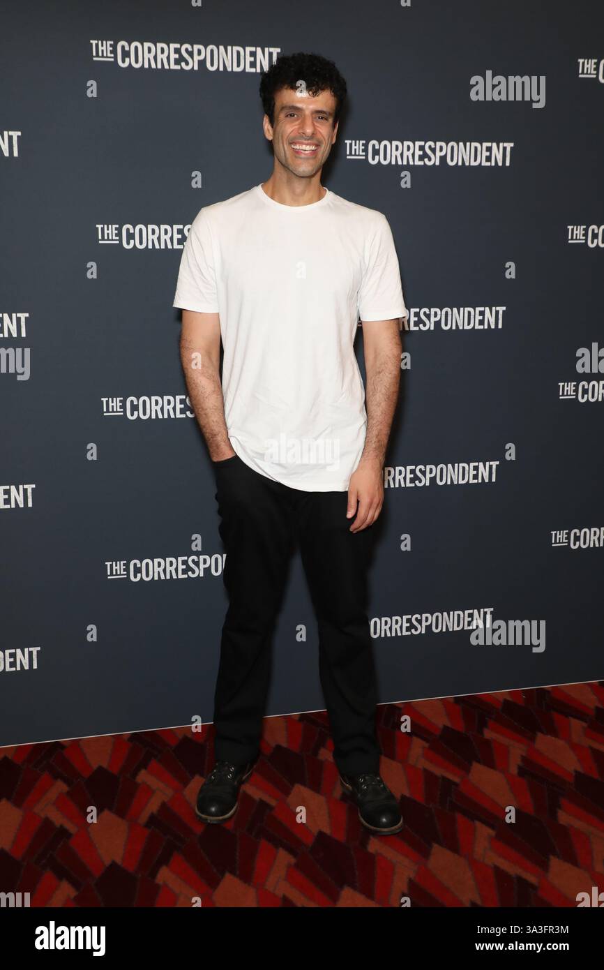 Sydney, Australia. 16th March 2025. Fayssal Bazzi (Mansour in the film) attends the Sydney ...