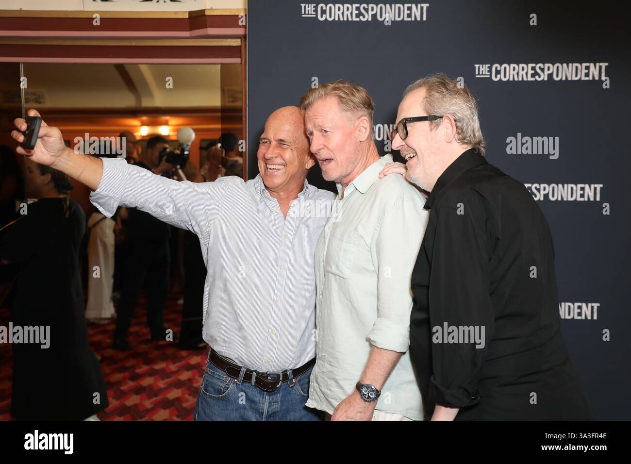 Sydney, Australia. 16th March 2025. L-R: Journalist Peter Greste ...