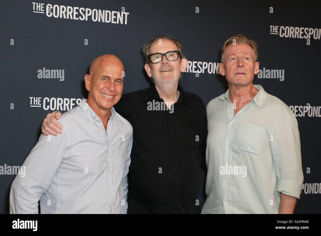 Sydney, Australia. 16th March 2025. L-R: Journalist Peter Greste ...