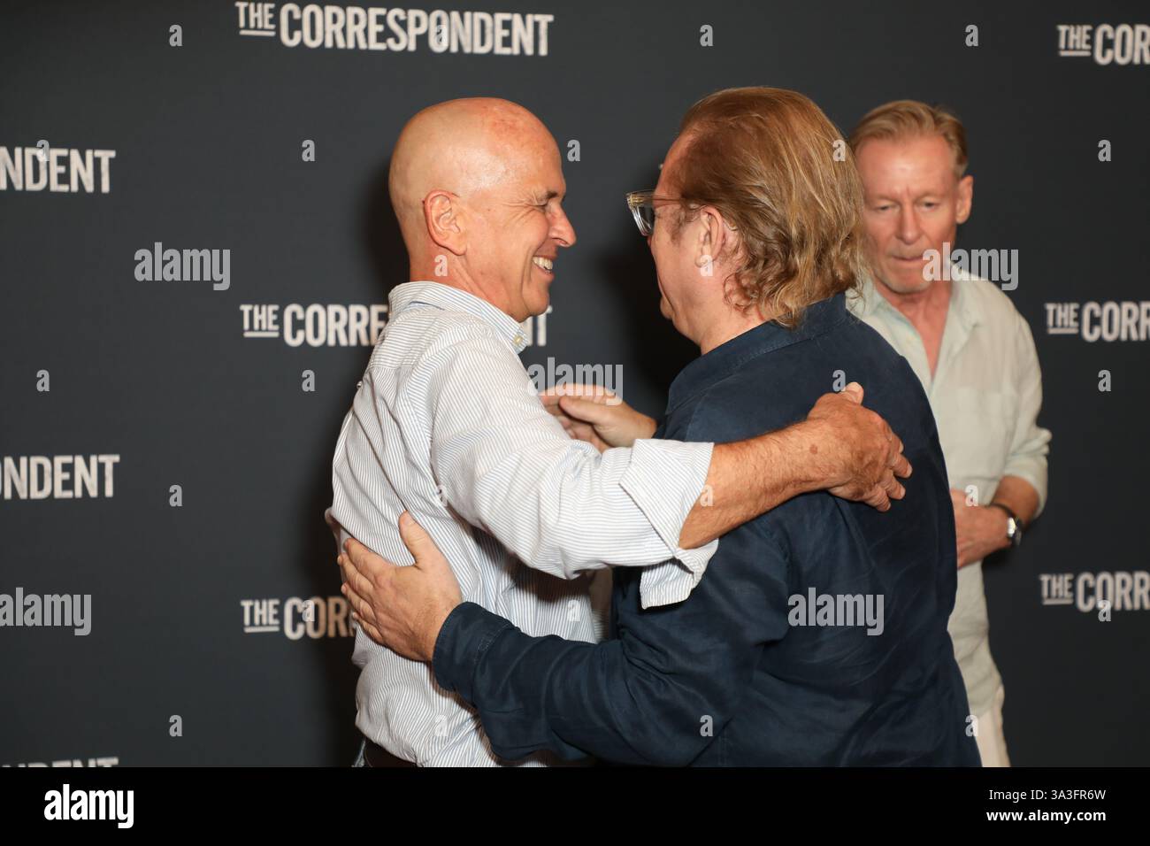 Sydney, Australia. 16th March 2025. L-R: Journalist Peter Greste ...