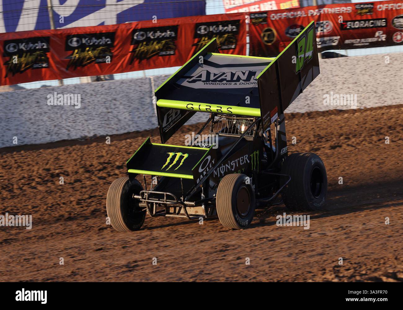 LAS VEGAS, NV - MARCH 15: Ty Gibbs (#84 CB Industries) in action during ...