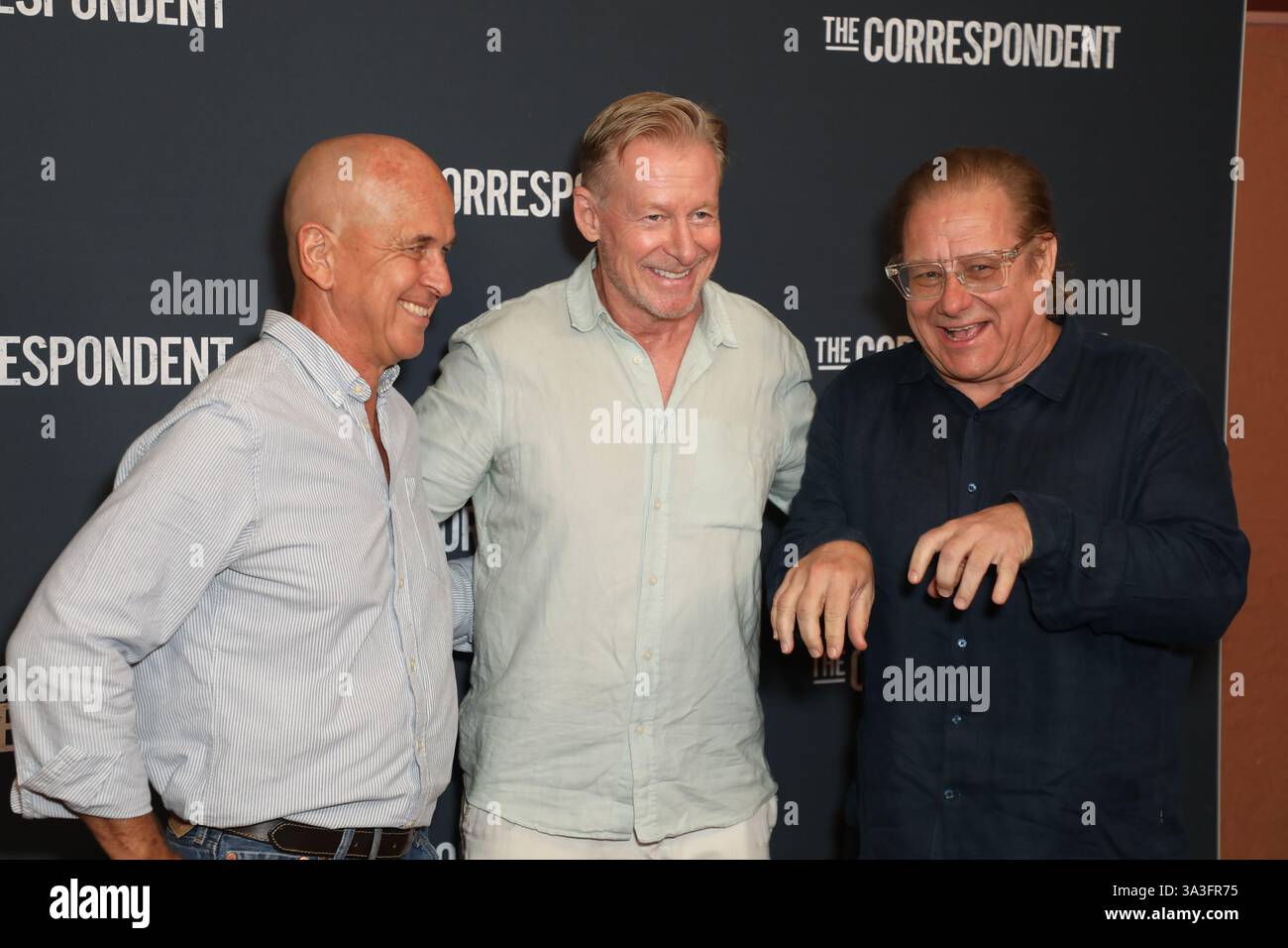 Sydney, Australia. 16th March 2025. L-R: Journalist Peter Greste ...