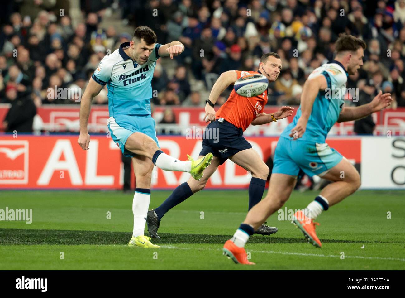 Saint Denis, France. 15th Mar, 2025. Blair Kinghorn of Scotland ...