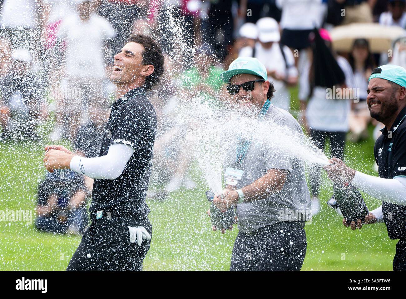 Individual Champion Captain Joaquín Niemann of Torque GC celebrates ...