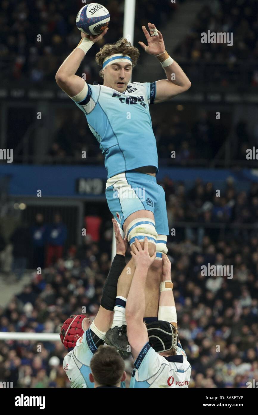 Jamie Ritchie of Scotland during the 2025 Six Nations Championship ...