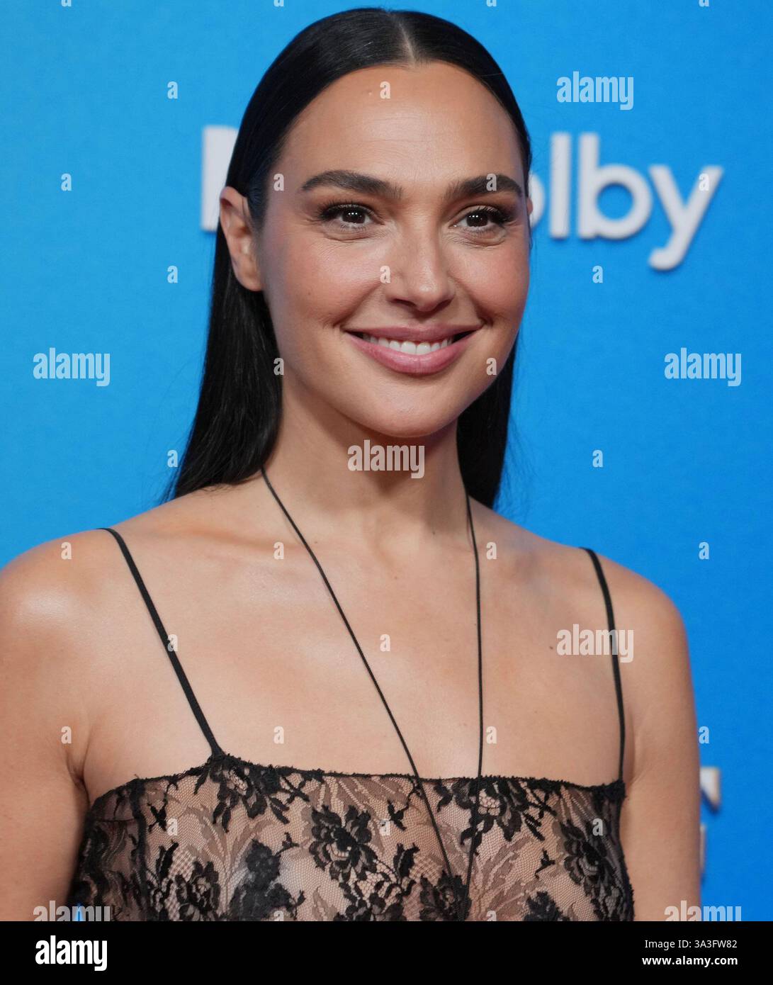 Los Angeles, USA. 15th Mar, 2025. Gal Gadot arrives at Walt Disney Studios' SNOW WHITE World ...